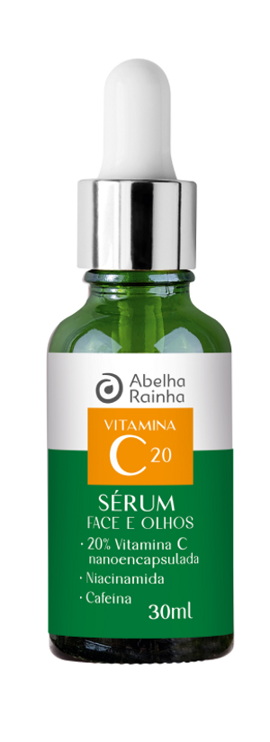 Sérum facial vitamina c 20% 30ml abelha rainha | CallFarma