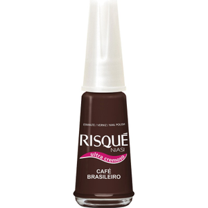 Esmalte risque ultra cremoso cafe brasileiro 8ml | CallFarma